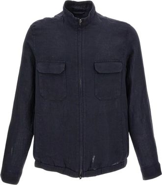 Herno Homme, Vestes, Bleu, Taille: XL Sahariana