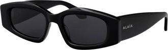 Alaia Femme, Accessoires, Noir, Taille: 52 MM Aa0079S Lunettes de soleil