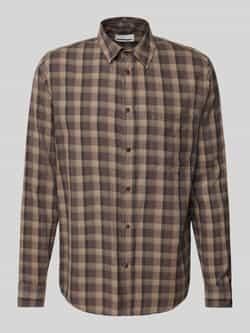 Armedangels Regular Fit Freizeithemd mit Label-Stitching Modell NOAAMOS