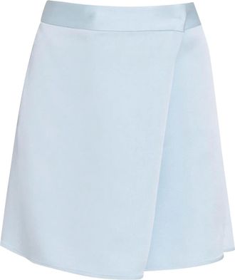 Gloria Coelho x Isabella Fiorentino Wickelshorts - Blau