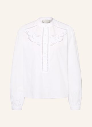 Neo Noir Neo Noir Blusenshirt Aneliah Mit Spitze weiss