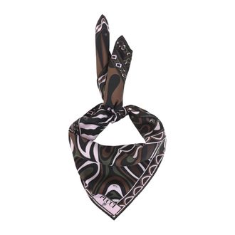 Pucci Gemischter Print Seidenschal - - Accessories - Damen - Rosa - ONE SIZE