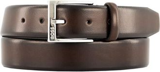 HUGO BOSS Herren G&uuml;rtel braun Glattleder