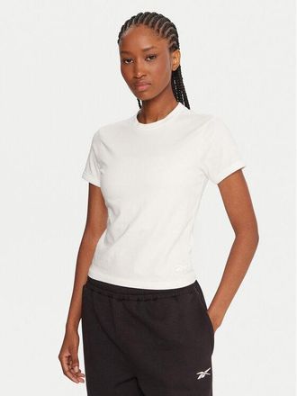 Reebok T-Shirt RK25309CCW Wei&szlig; Slim Fit