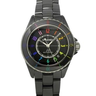 Chanel Pre-owned Vintage Armbanduhr - - Pre-owned - Herren - Schwarzk - ONE SIZE
