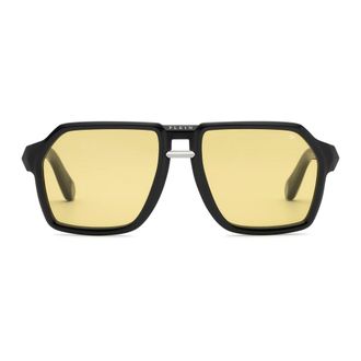 Philipp Plein Homme, Accessoires, Noir, Taille: ONE Size Lunettes de soleil Contemporaines