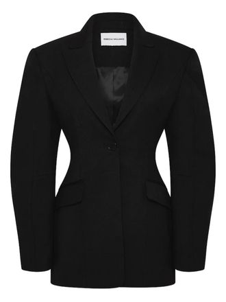 Rebecca Vallance Schmaler Finley Blazer - Schwarz