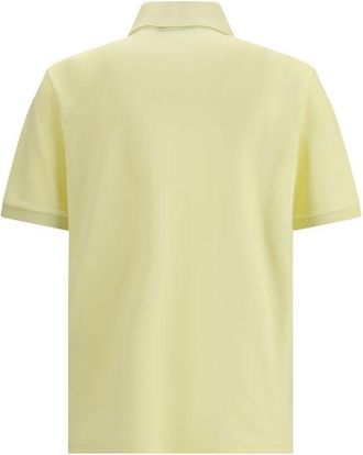 Thom Browne Bicolor Cotton Polo Shirt - Yellow