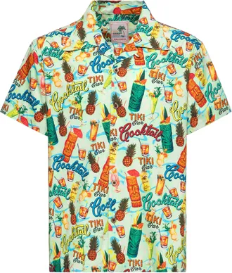 King Kerosin Herren Hawaii Hemd Tiki Cocktails