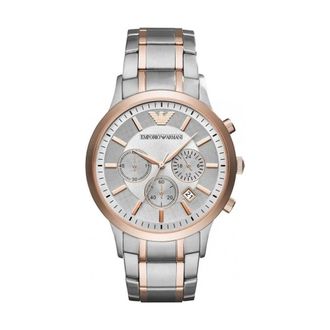 Emporio Armani Renato Chronograph - - Accessories - Herren - Grau - ONE SIZE