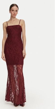 Guess Abendkleid W6YK12 K4359 Dunkelrot Slim Fit