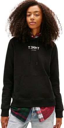 Tommy Jeans Damen TJW REG ESS Logo 2 Hoodie EXT DW0DW21921 Pullover Hoodie, Schwarz (Schwarz), XL, Schwarz (Schwarz), XL