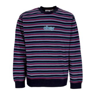 Obey Specialty Fleece Crewneck Sweatshirt Schwarz - - Sweatshirts & Hoodies - Herren - Mehrfarbig - XL