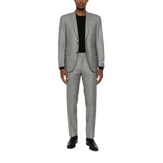 Canali Homme, Costumes, Gris, Taille: XL Single Breasted Suits