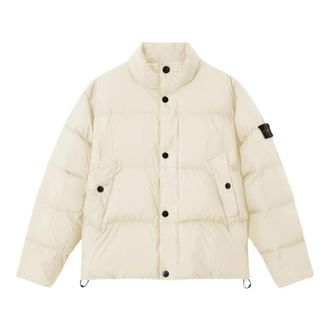 Stone Island Steppjacke - - Jackets - Herren - Wei&szlig; - M