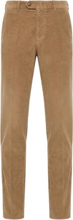 Incotex Pantalon Cisel&eacute; en Velours C&ocirc;tel&eacute; - Homme - Pantalons - Brun - Taille: XL