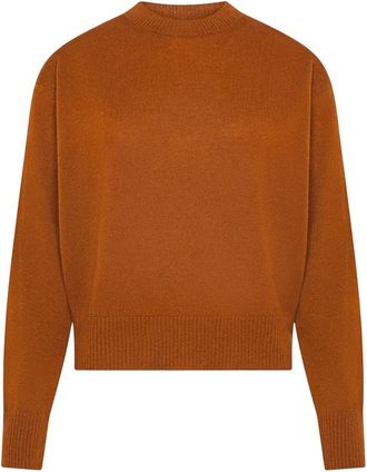 Cruna Ophelie 2756 Col Rond - Femme - Pulls - Orange - Taille: 36 FR