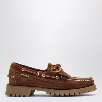 Sebago Braune Ranger Artisan Ox Bootsschuhe aus Veloursleder