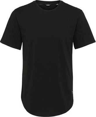 Only & Sons Only and Sons T-Shirt Matt Life Longy Homme T-Shirt Manches Courtes Noir XXL