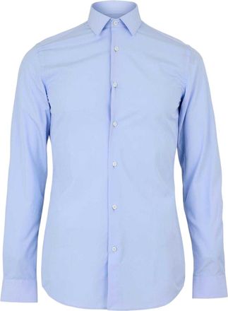 HUGO BOSS Formelles Hemd f&uuml;r Herren, Punkt Kragen, Lang&auml;rmlig (Pastellblau)