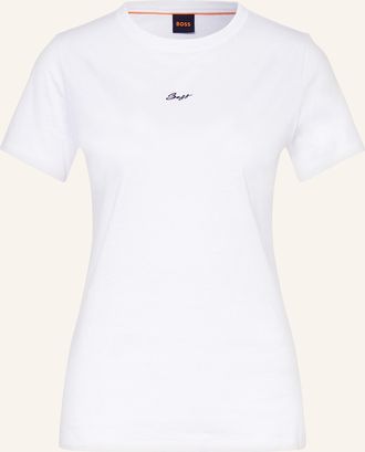 HUGO BOSS T-Shirt Elogo weiss