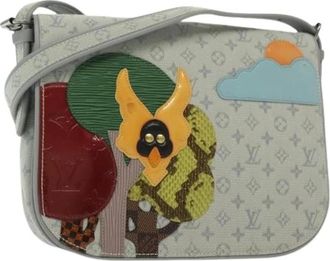 Louis Vuitton Pre-owned Vintage Monogram Mini Canvas Shoulder Bag - Femme - Pre-owned - Gris - Taille: ONE Size