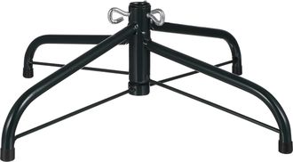 Cabilock Weihnachtsbaumst&auml;nder Metall 40cm Schraubbefestigung Schwarz Stabile Halterung f&uuml;r K&uuml;nstlichen Weihnachtsbaum