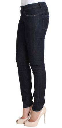 Costume National Womens Blue Cotton Stretch Slim Fit Jeans Clothing