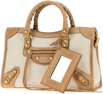 Balenciaga Le City Top Handle Bag - Beige