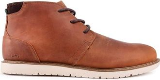Toms Homme Men Navi Boot Chaussure Bateau, Topaz Brown Water Resistant Leather, 39 EU