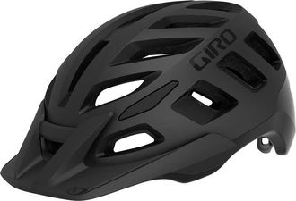 Giro Radix XL Fahrradhelm - MTB Helm - In-Mold Konstruktion - Belüftungssystem - abnehmbares Visier - Matte Black, Größe: M