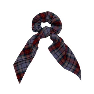 Vivienne Westwood Femme, Accessoires, Multicolore, Taille: ONE Size RTW Tartan Large Scrunchie