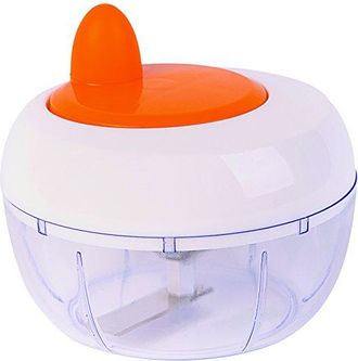 Excelsa kunstvollen Mini Zerkleinerer, Polypropylen, Weiß/Orange