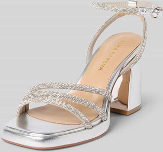 Alma En Pena Sandalette mit Strasssteinbesatz
