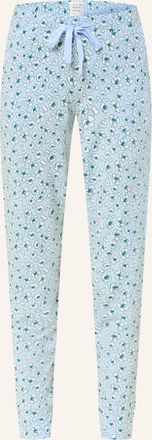 Schiesser Schlafhose Mix+Relax blau