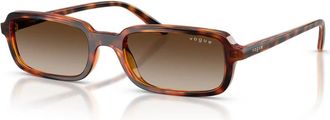 Vogue Eyewear Schmale rechteckige Sonnenbrille - - Accessories - unisex - Braun - 53 MM