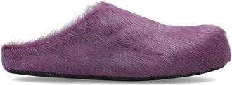 Marni Femme, Chaussures, Violet, Taille: 38 1/2 EU Fussbett Sabot