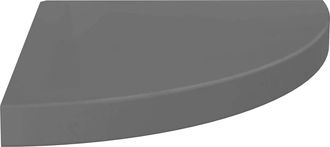 Generic Gebogenes Eckregal, Schwebende Regale, Dekoratives Wandregal f&uuml;r Badezimmer, Wohnzimmer, Schlafzimmer (35 x 35 x 3,8 cm)