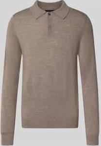 Christian Berg Regular Fit Poloshirt aus Woll-Mix