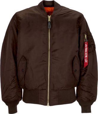 Alpha Industries Homme, Vestes, Brun, Taille: S Veste Bomber Ma-1 R&eacute;versible