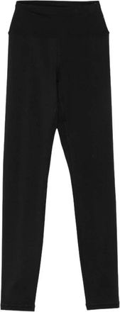 Sporty & Rich Leggings imprim&eacute; logo - Femme - Pantalons - Noir - Taille: 40 FR