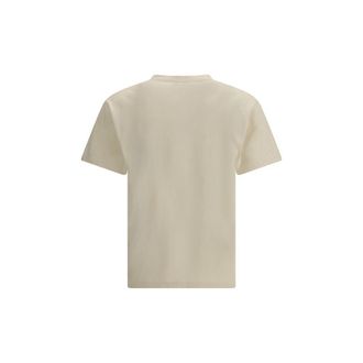 Alexander McQueen Mens Beige Cotton T-Shirt