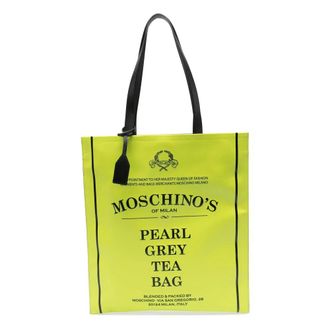 Moschino Femme, Sacs, Vert, Taille: ONE Size Sac Souple Chartreuse Vert en PU