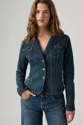 Levi's Type III Blazer - Femme - D&eacute;lavage Fonc&eacute; / Left Click Trucker - XS