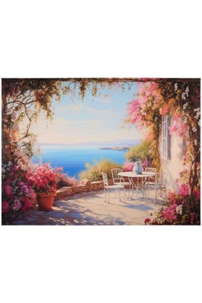 Euroart Leinwandbild, Mehrfarbig, Holz, Papier, Kiefer, rechteckig, 135x100 cm, Keilrahmen, Bilder und Zubeh&ouml;r, Wandbilder, Leinwandbilder