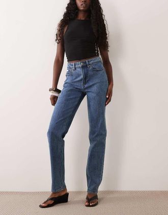 Calvin Klein Jeans Jean mom - Bleu d&eacute;lav&eacute; moyen