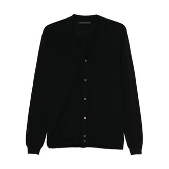 low brand Merino Woll Cardigan - - Knitwear - Herren - Schwarzk - 2XL