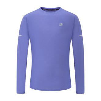 Karrimor T-Shirt f&uuml;r Herren, Reflektierende Details, Lang&auml;rmlig (Bajablau)
