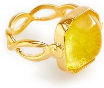 Goossens Bague carrée Cabochons