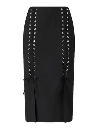 Pinko Jupe Longue - Noir
